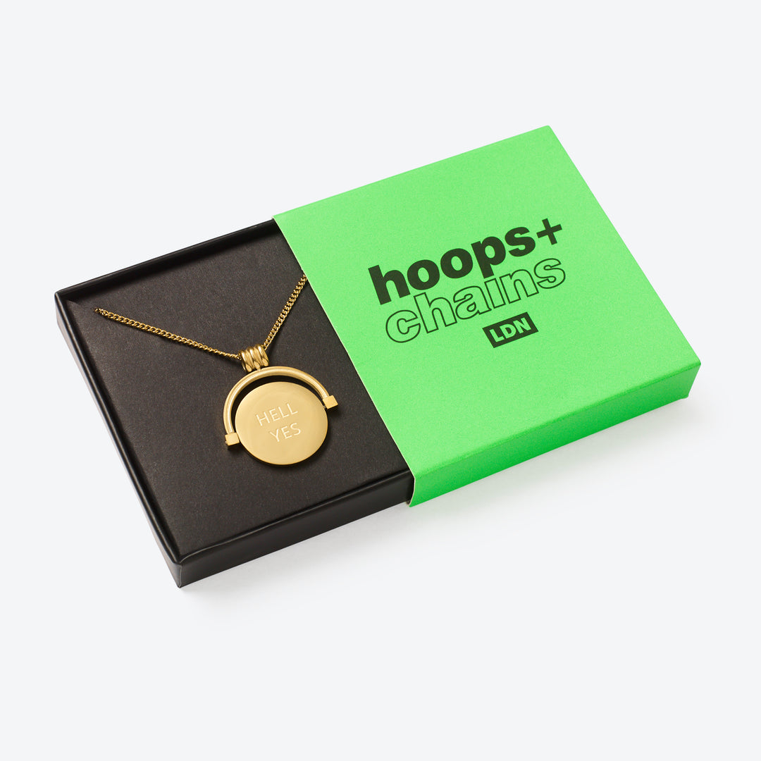 Destiny 'Hell Yes, Fuck No' Spinner Chain – Hoops + Chains LDN